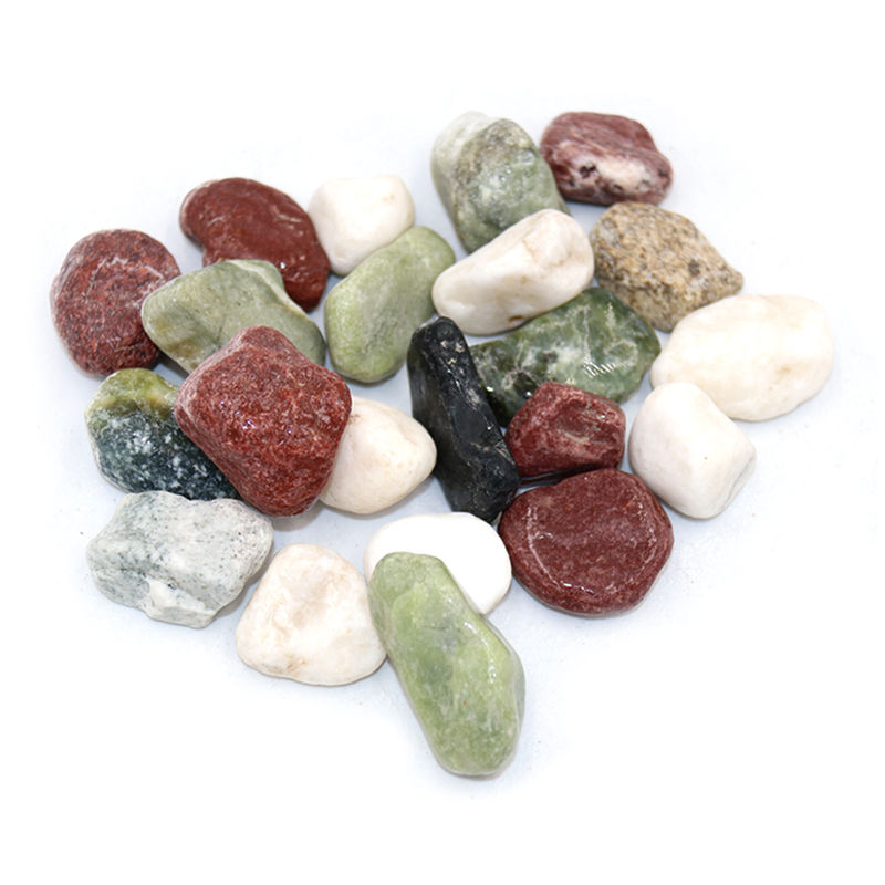 Mixed Color Tumbled Pebbles – Decorative Natural Stone for Landscaping ...